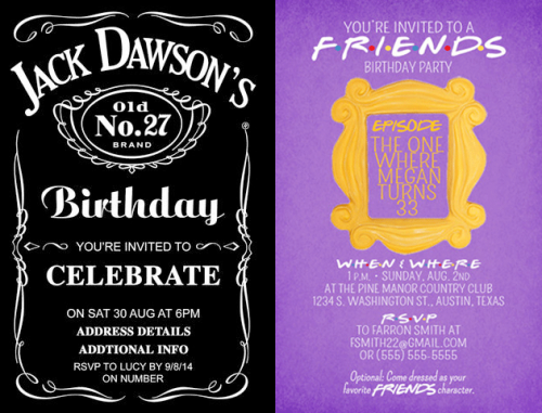 10 Whatsapp Birthday Invitation Cards Templates for you to Try
