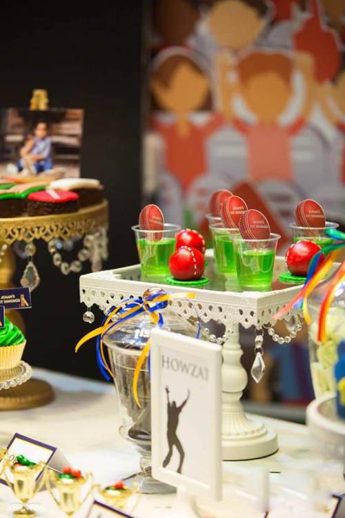 Cricket Theme Party Ideas With a 7 Course Meal Menu