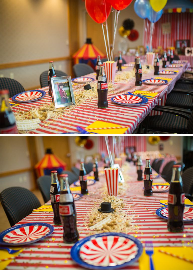 Nostalgic Circus Themed Birthday Party Ideas