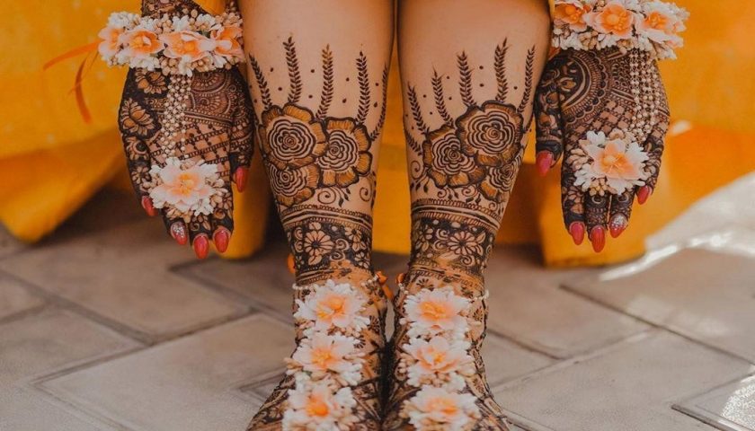 20 Mind Blowing and Unique Bridal Legs Mehndi Design for 2021 Wedding