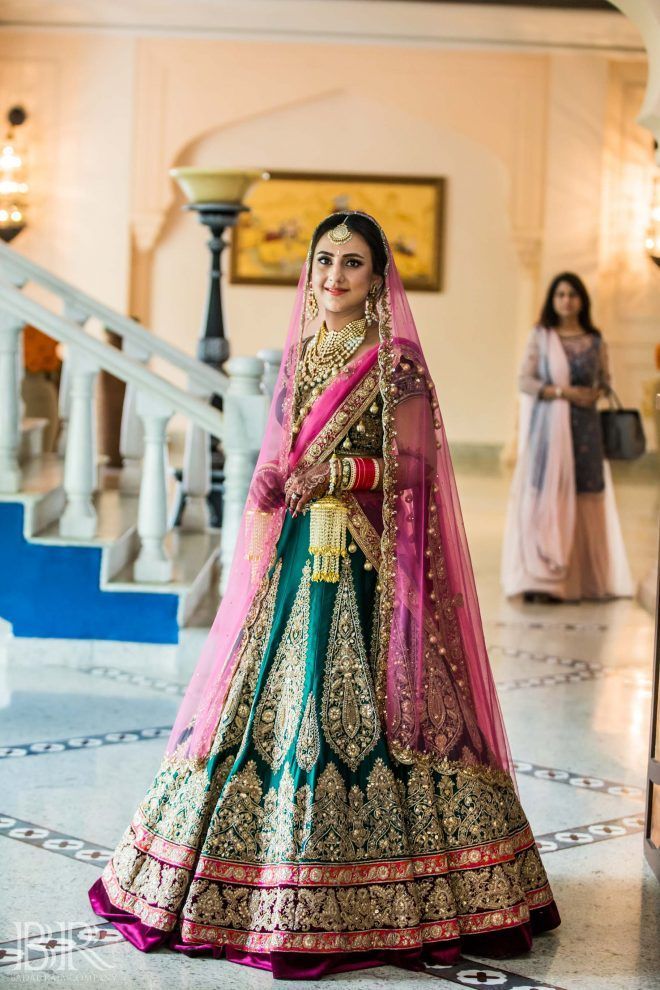 20 Green Bridal Lehengas Ideas for the Brides of 2021 to Look Gorgeous
