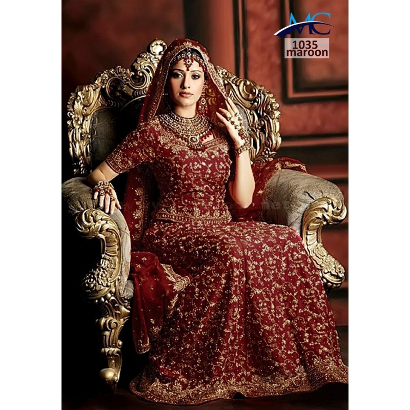 20 Maroon Wedding Lehenga Which is Again Making its Way to Fashion