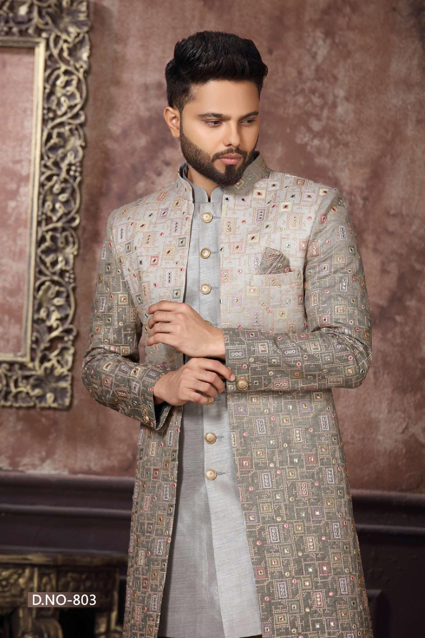 Types of Sherwani That will Bestow You with an Enticing Demeanour.