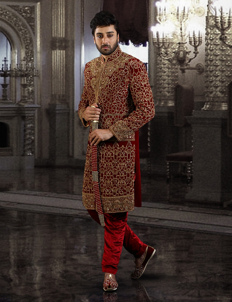 Types of Sherwani That will Bestow You with an Enticing Demeanour.