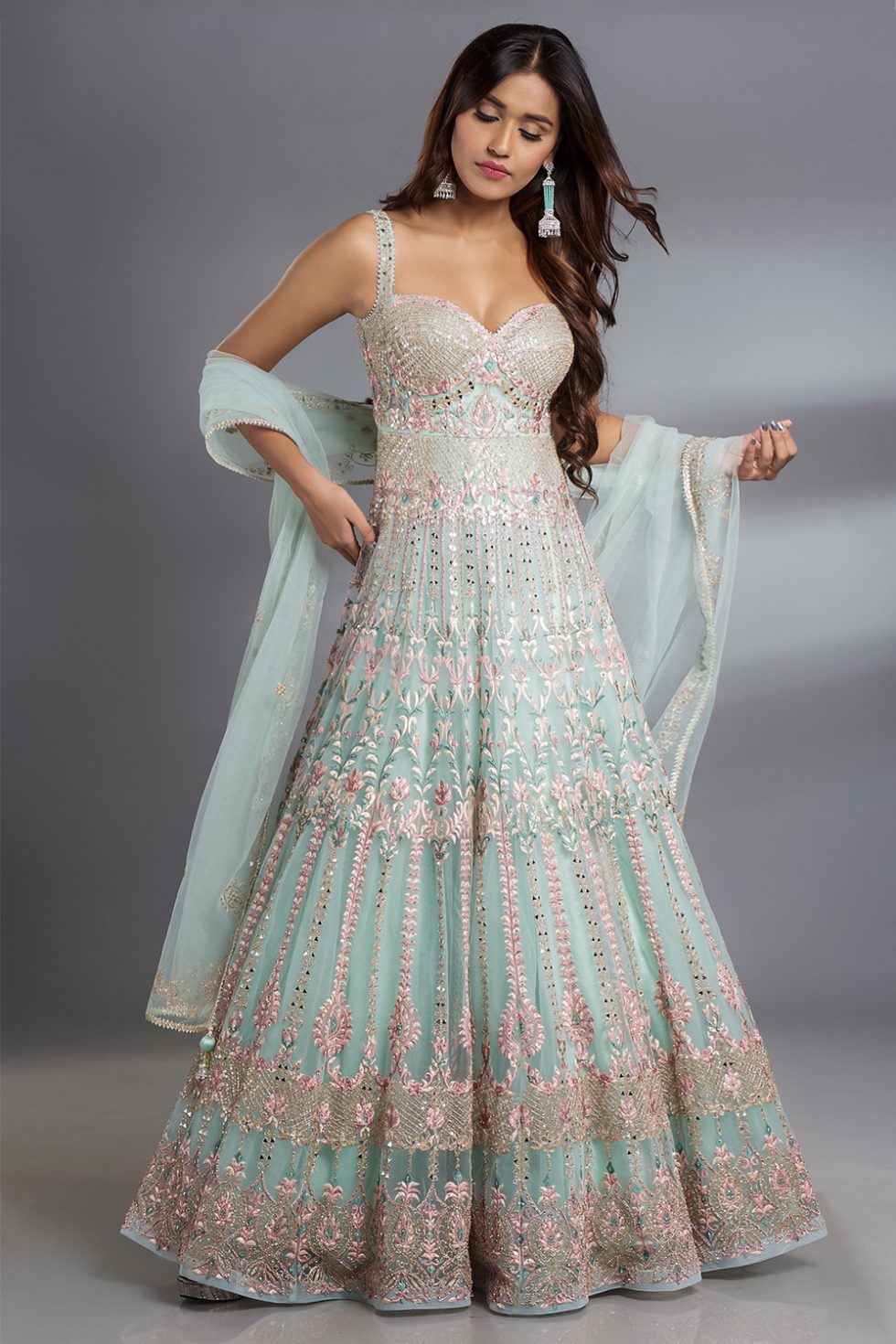 Engagement dress for bride sister store
