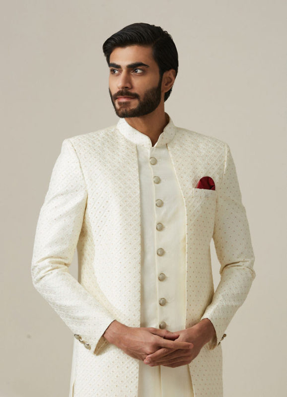 White Sherwani for Groom: 15 Unique Ideas to Elevate Your Look!