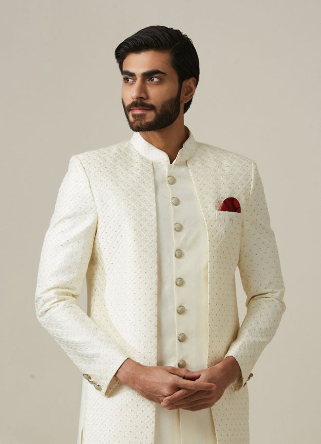 White Sherwani for Groom: 15 Unique Ideas to Elevate Your Look!