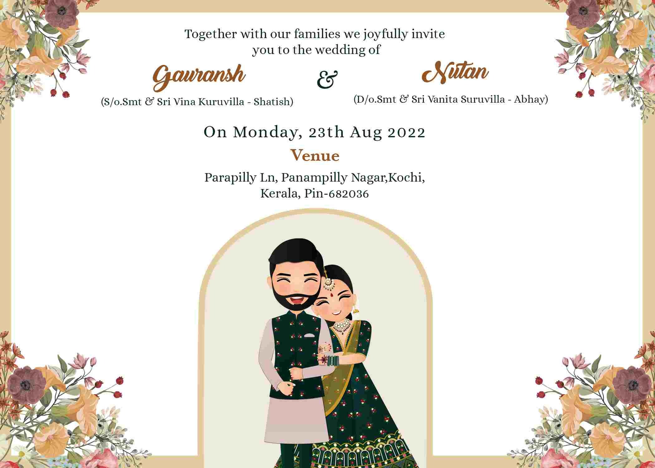 Whatsapp Wedding Invitation Quotes All In One Wedding Invitation Card