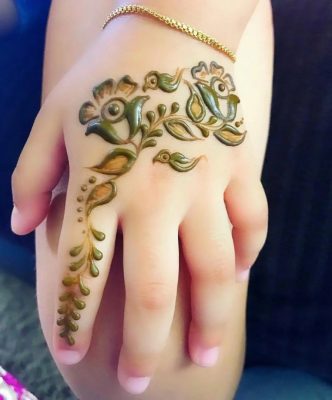 30+ Cutesy Small Mehndi Design Ideas for Kids