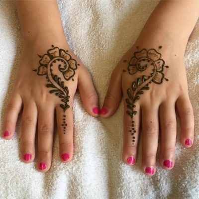 30+ Cutesy Small Mehndi Design Ideas for Kids