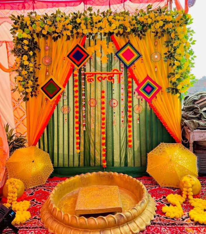Haldi Mehndi Decoration – Stunning Pre-Wedding Decor Ideas