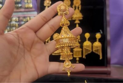 20+ Bridal Gold Jhumka Designs That Will To Steal the Spotlight