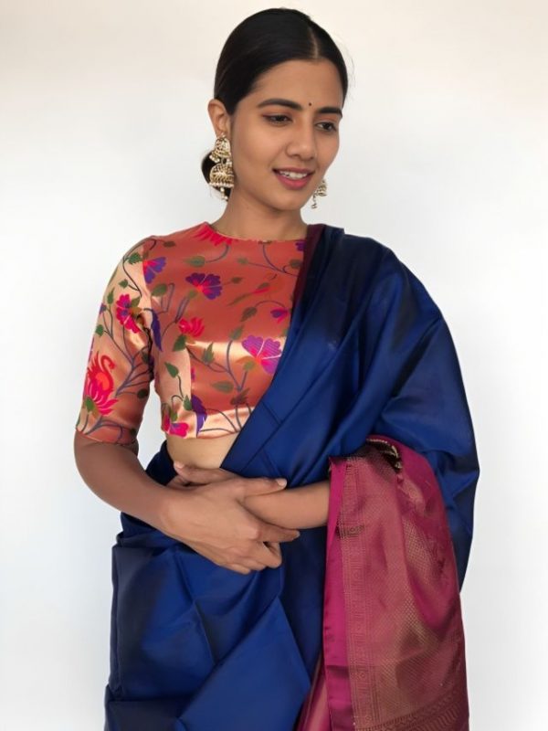 30+ Latest Paithani Blouse Designs That Will Steal The Spotlight