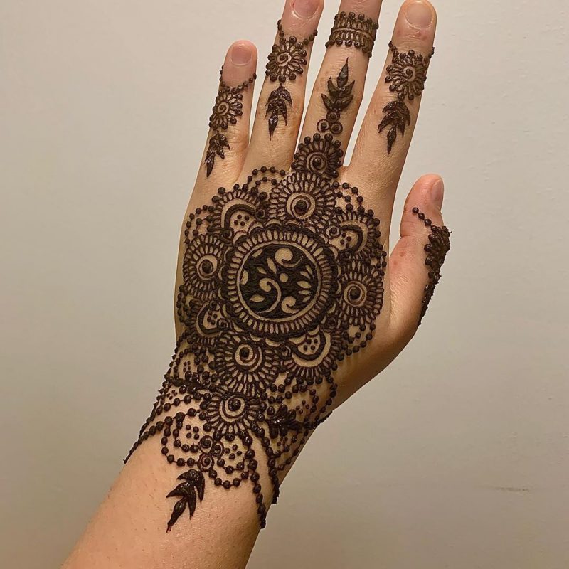 20+ Easy Back Hand Mehendi Designs You Have Never Seen