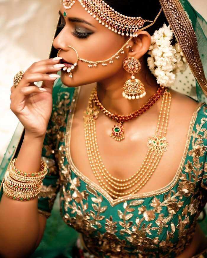 15 Muslim Bridal Jewelry Design Ideas to Look Stylish in 2021 Marriage