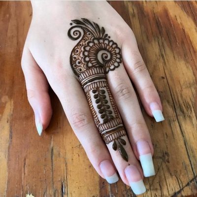 30+ Beautiful Finger Mehendi Designs You Will Find Fascinating!