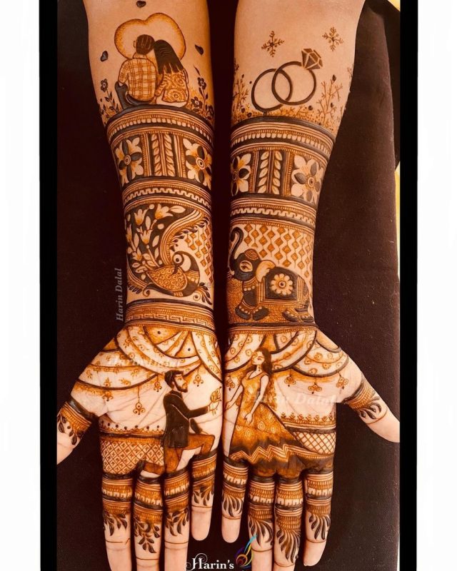 35+ Latest Engagement Mehendi Designs that are Must-Try