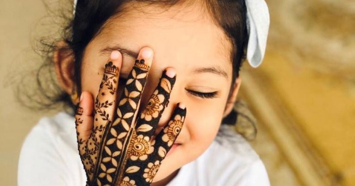 30+ Cutesy Small Mehndi Design Ideas for Kids