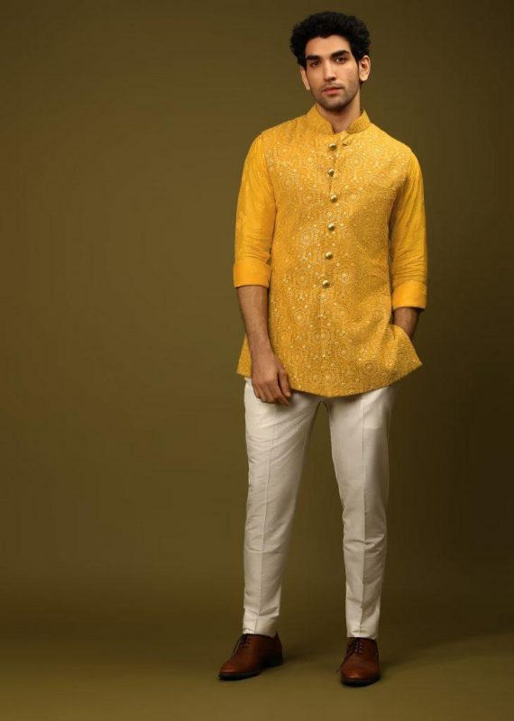 25+ Latest Groom Haldi Outfits to Make You Look Dashing